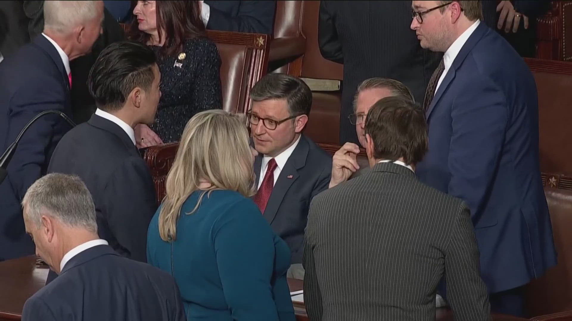 Republican Mike Johnson reelected House speaker, Idaho Rep. Mike ...