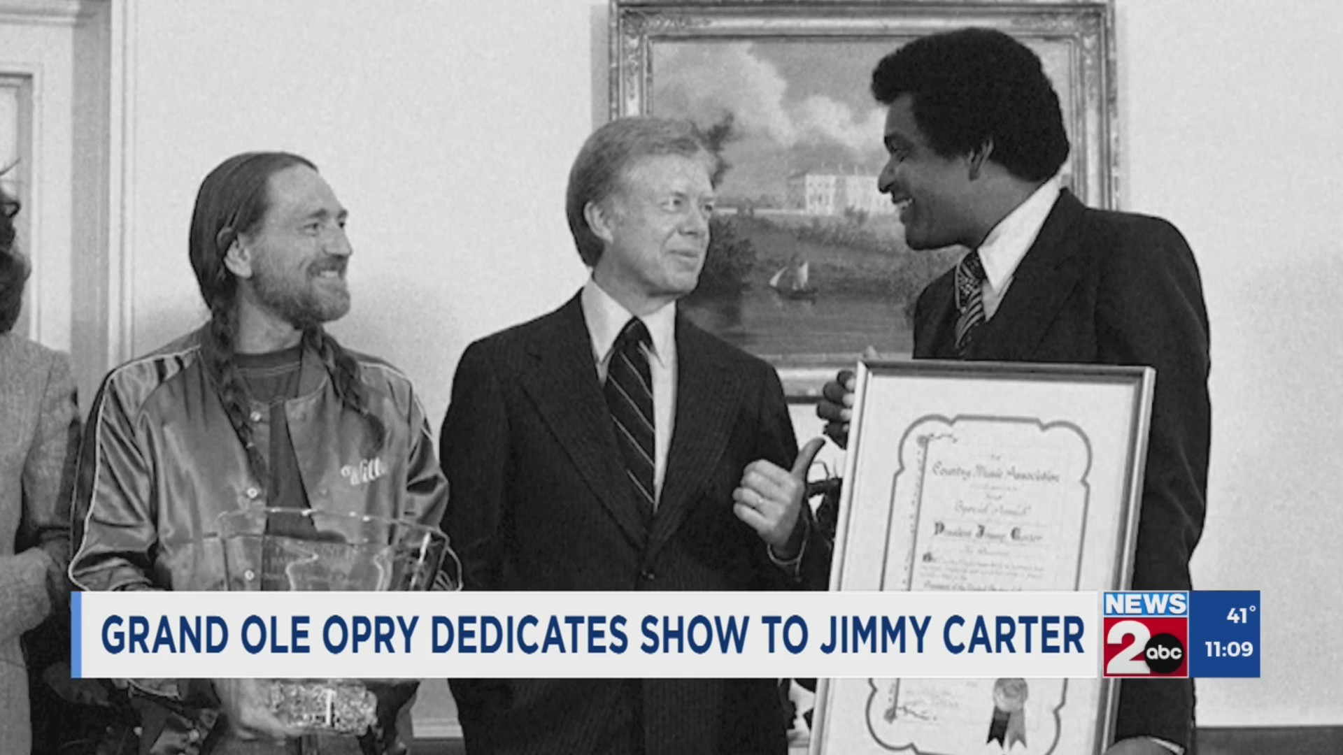 Grand Ole Opry dedicates show to Jimmy Carter