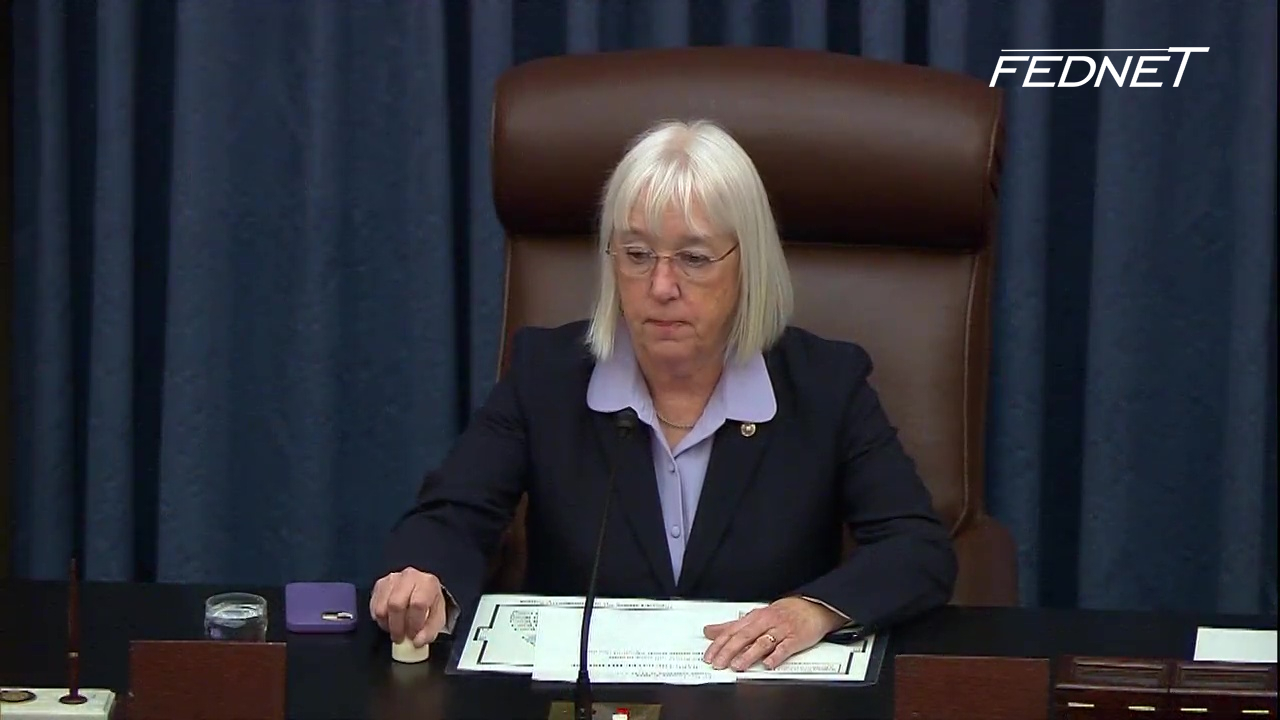 Senator Murray adjourns Senate for 118th Congress