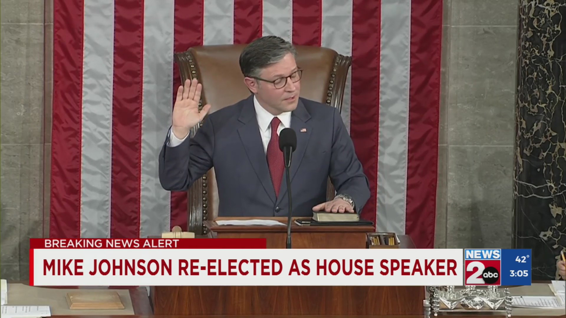 Mike Johnson clinches Speakership in stunning first ballot Mike Johnson clinches Speakership in stunning first ballot