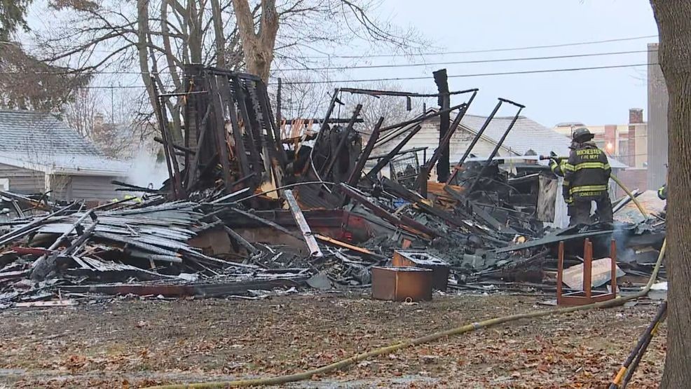 Explosion levels Rochester home, with fire spreading to two neighboring ...