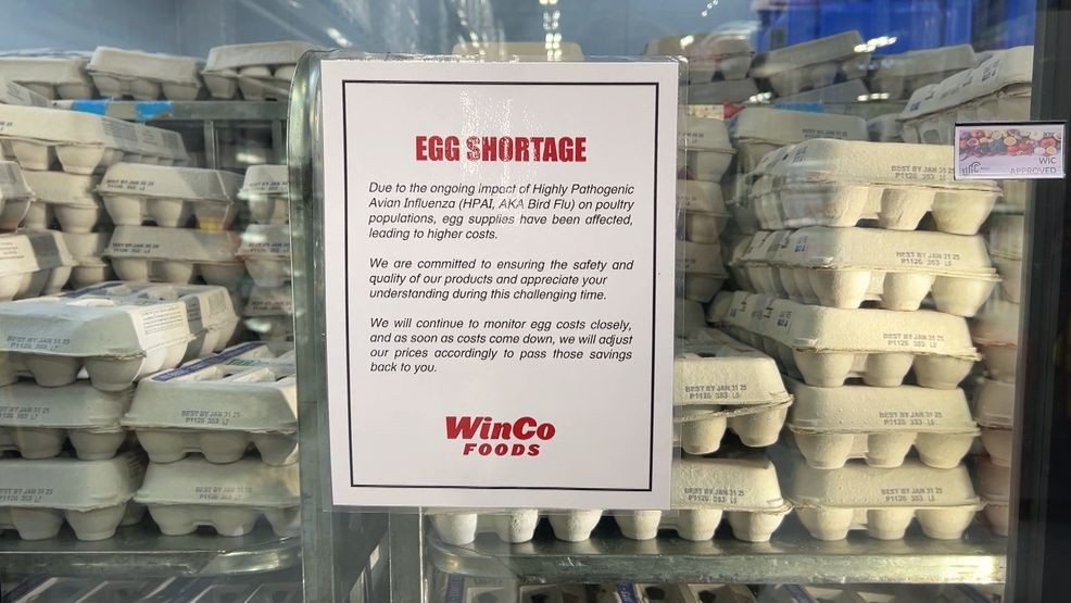 Egg prices soaring in northern Nevada amid shortage caused by avian flu