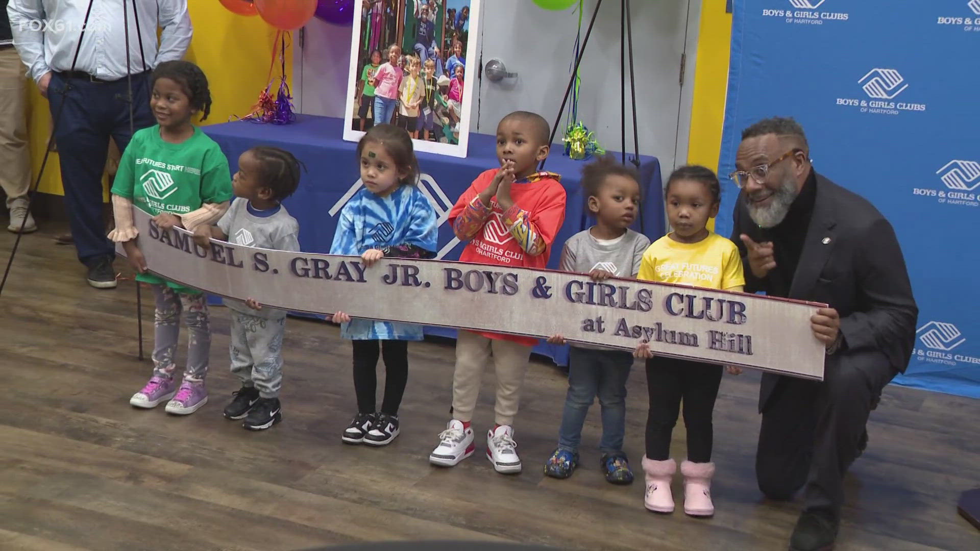 Boys & Girls Club at Asylum Hill in Hartford renamed in honor of longtime CEO Samuel Gray