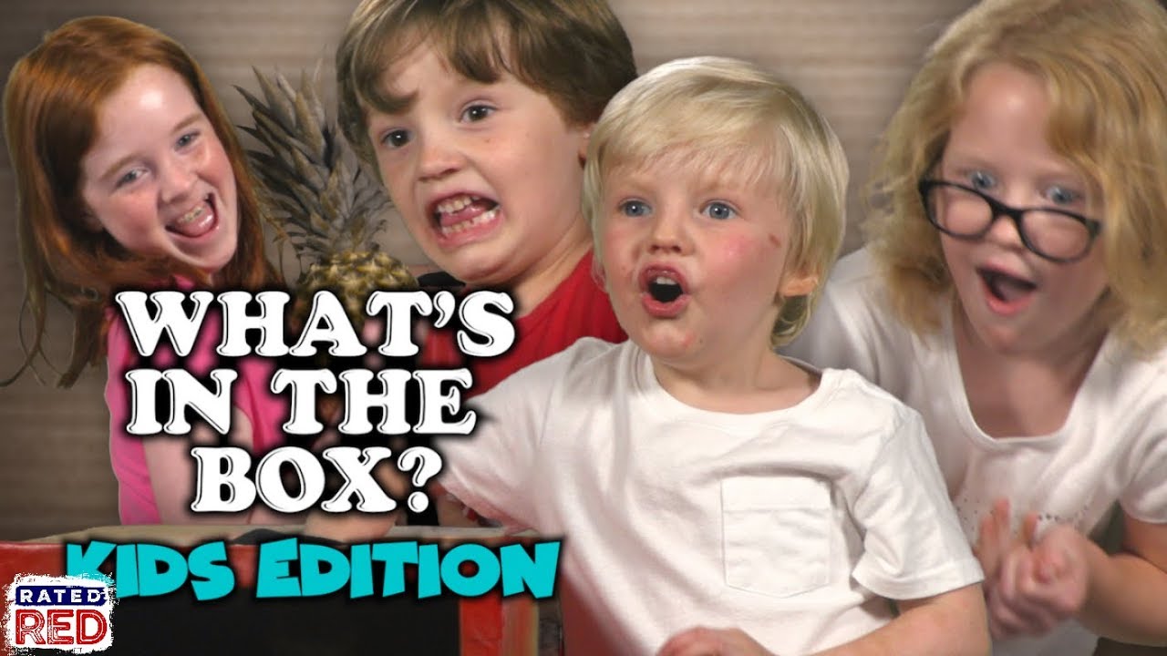 Kids play “what’s in the box?”