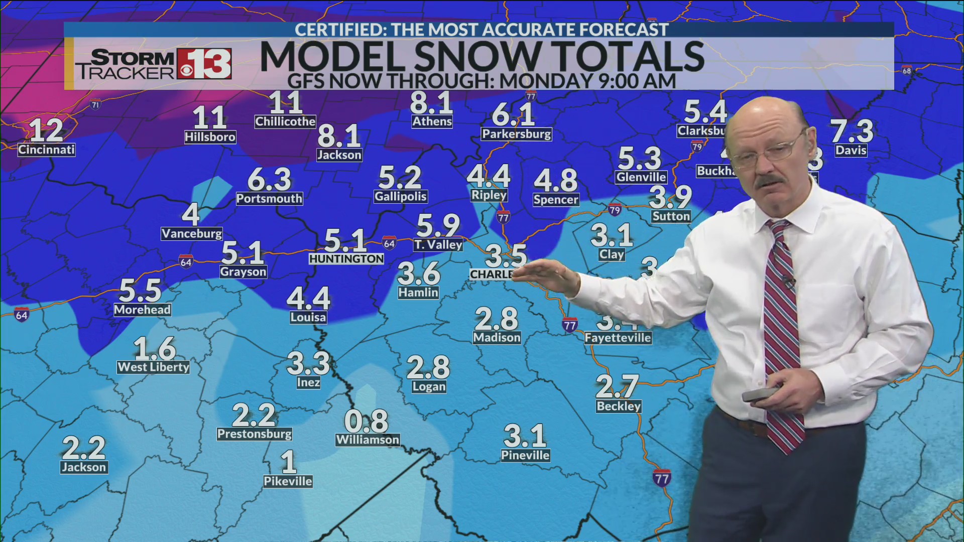 Friday 10pm EXTENDED in-depth weather update
