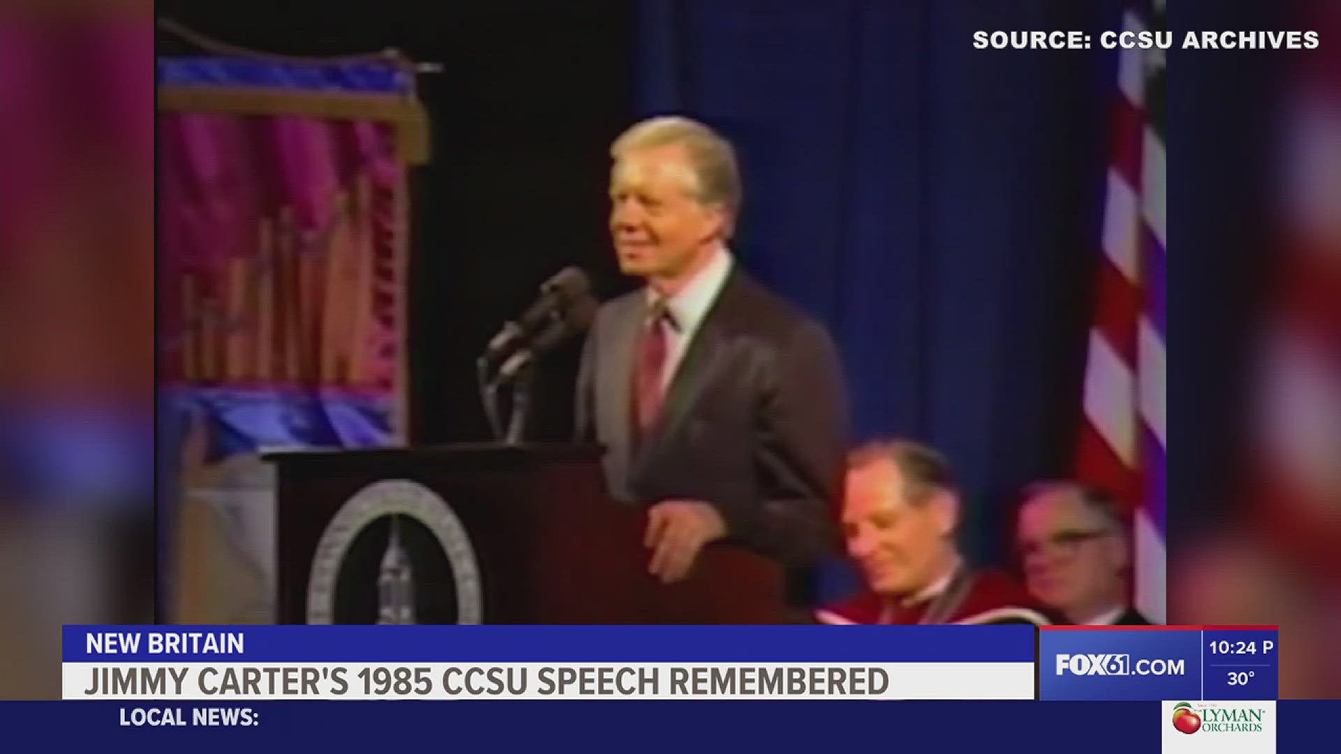 Video of former President Jimmy Carter brought out of the Central ...
