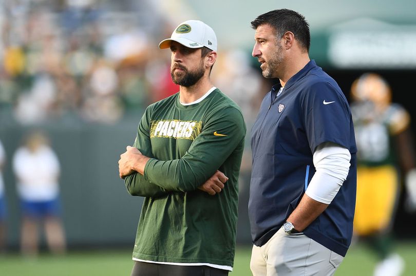 Aaron Rodgers faces awkward Mike Vrabel reunion with Jets after heated ...