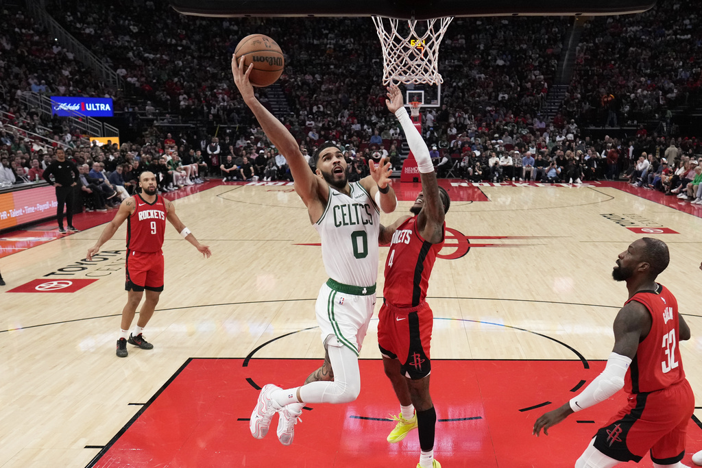 Derrick White scores 23 points as Celtics roll to 109-86 win over Rockets