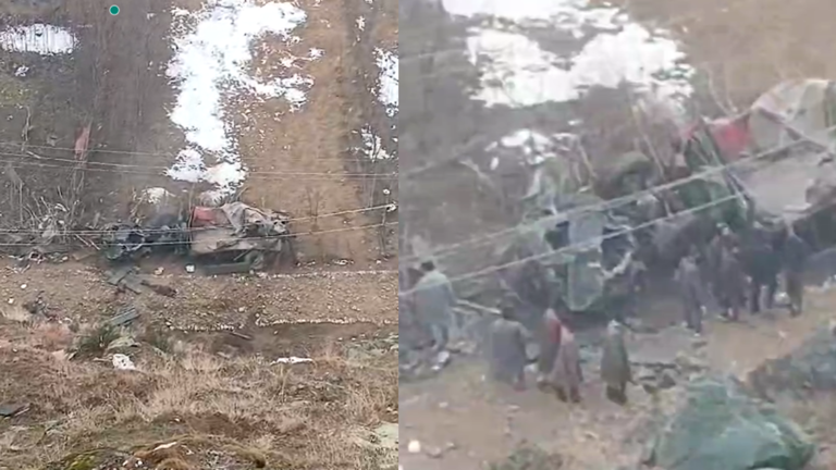 3 Jawans Killed, 2 Critical After Army Vehicles Falls Into Gorge, Overturns In J&K's Bandipora