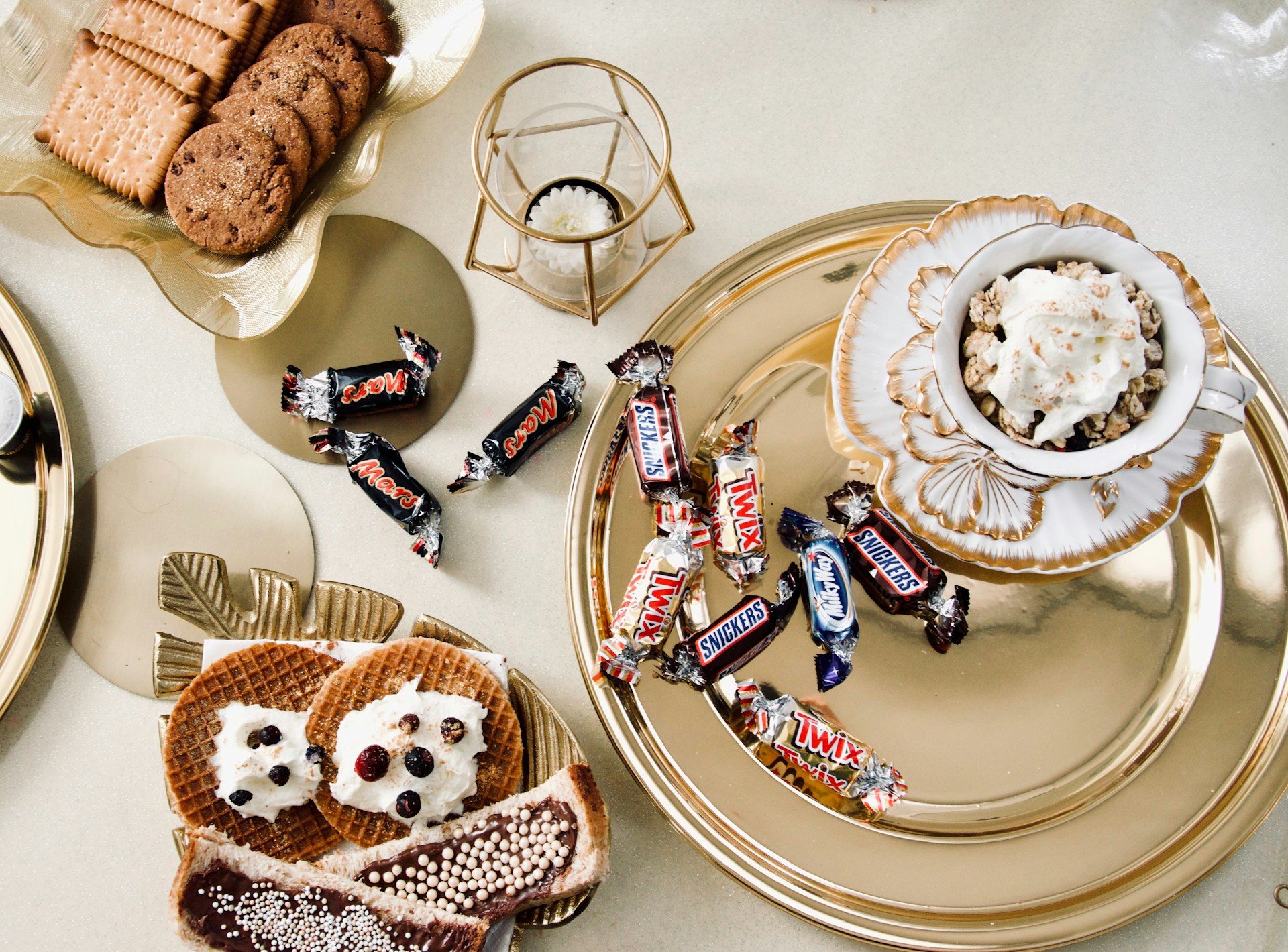 J'ai mangé tout le sucre que je voulais pendant deux semaines, et voilà ...