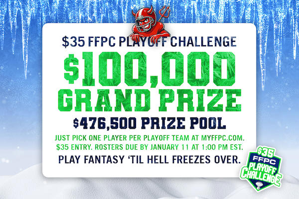 NFL Playoffs Power Rankings for Fantasy Football - FFPC Playoff ...