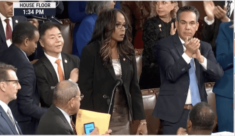 'Do something!' Rep. Stacey Plaskett furious as she's told she can't ...
