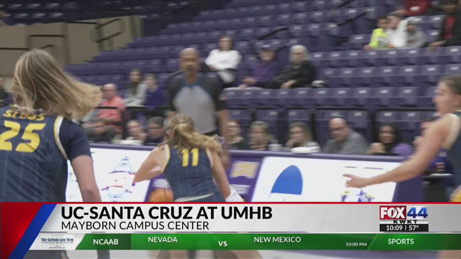 UMHB women's basketball cruises past the UCSC