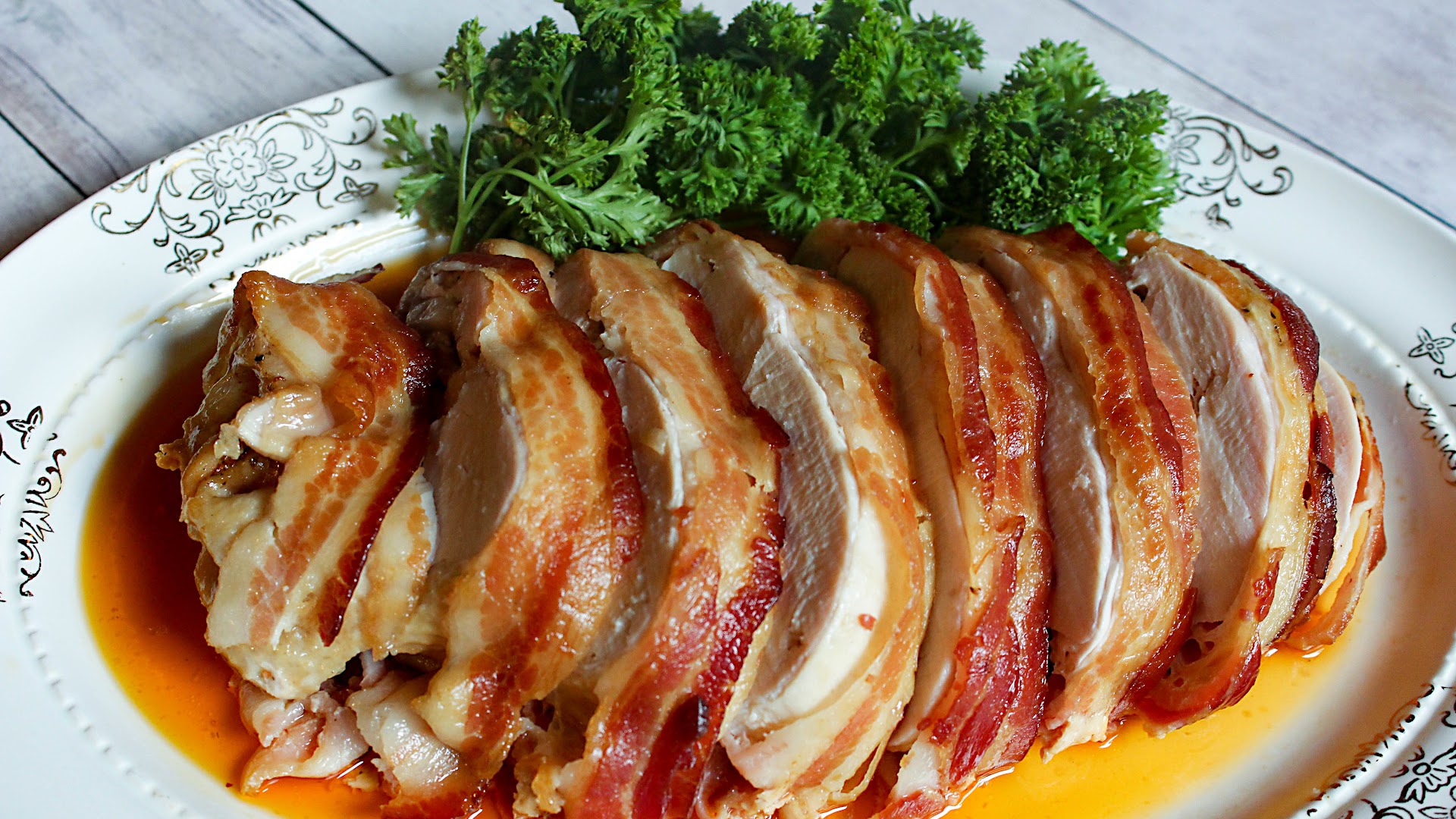 This Turkey Breast Recipe Is Moist And Full-flavored - Bacon Wrapped ...