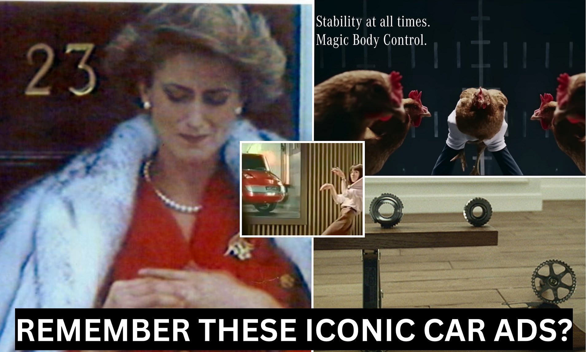 Five of the best car adverts that will be remembered forever