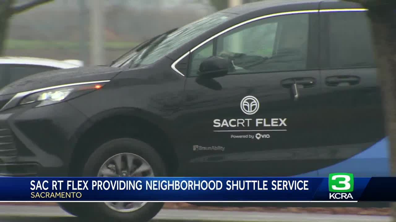 SacRT Flex offers neighborhood shuttle service
