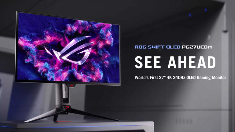 The 27-inch 4K OLED gaming monitors of my dreams finally exist