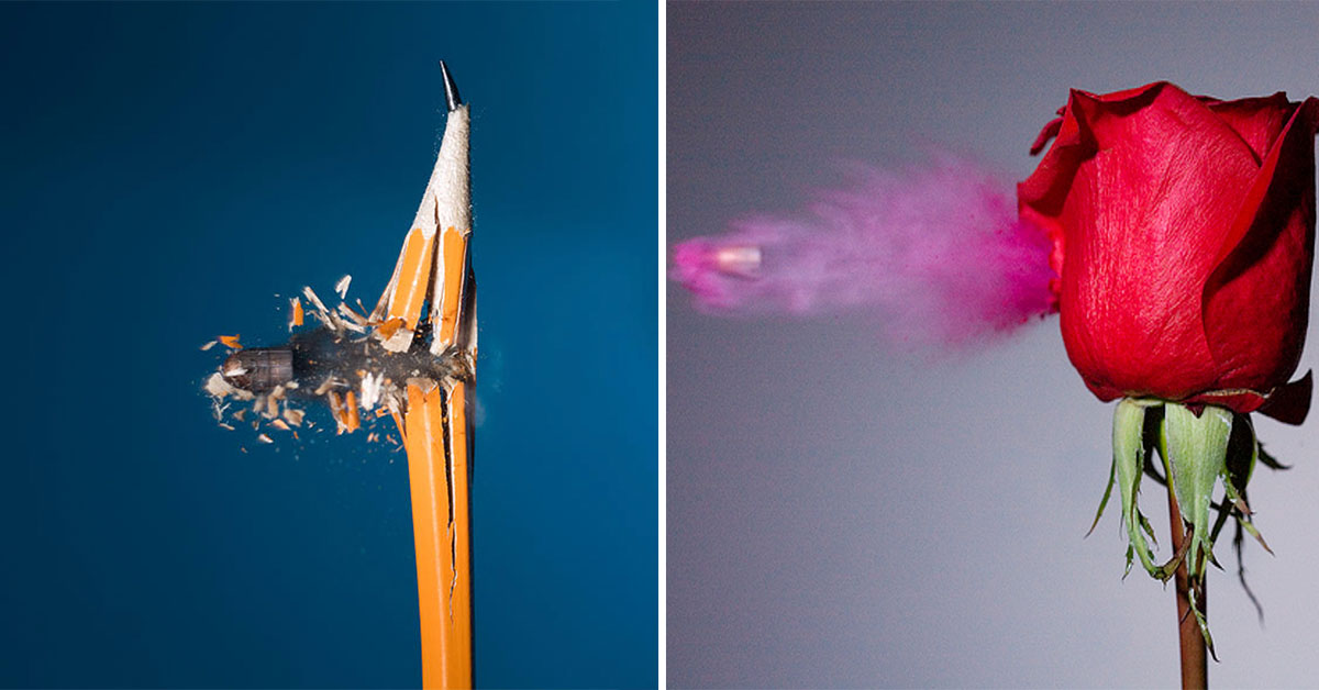 23 Cool Pics of Bullets Going Through Stuff