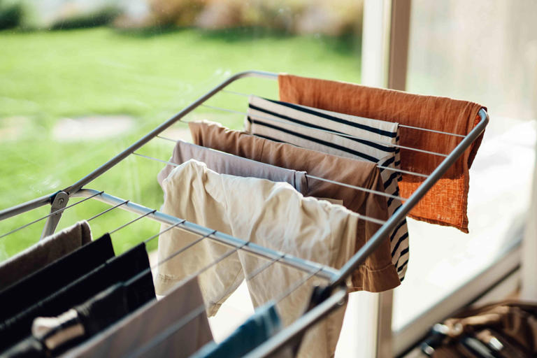 Is it safe to air dry clothes indoors?