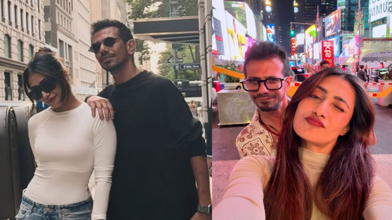Indian cricketer Yuzvendra Chahal and choreographer-wife Dhanashree ... Indian cricketer Yuzvendra Chahal and choreographer-wife Dhanashree ...