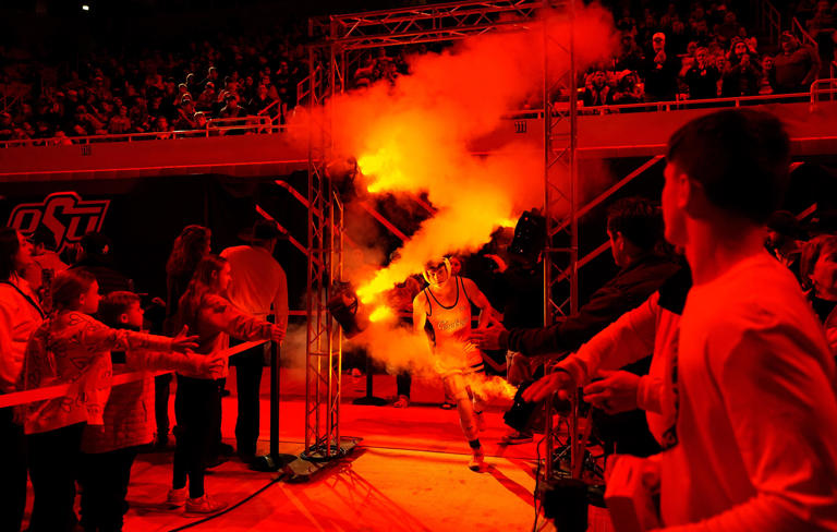 Oklahoma State wrestler Tagen Jamison's toughness has been on display ...