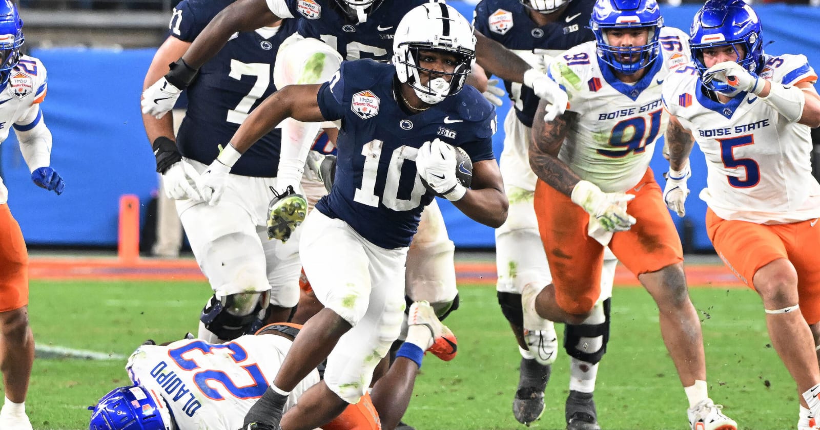 When will star Penn State running back Nick Singleton make his stay or ...