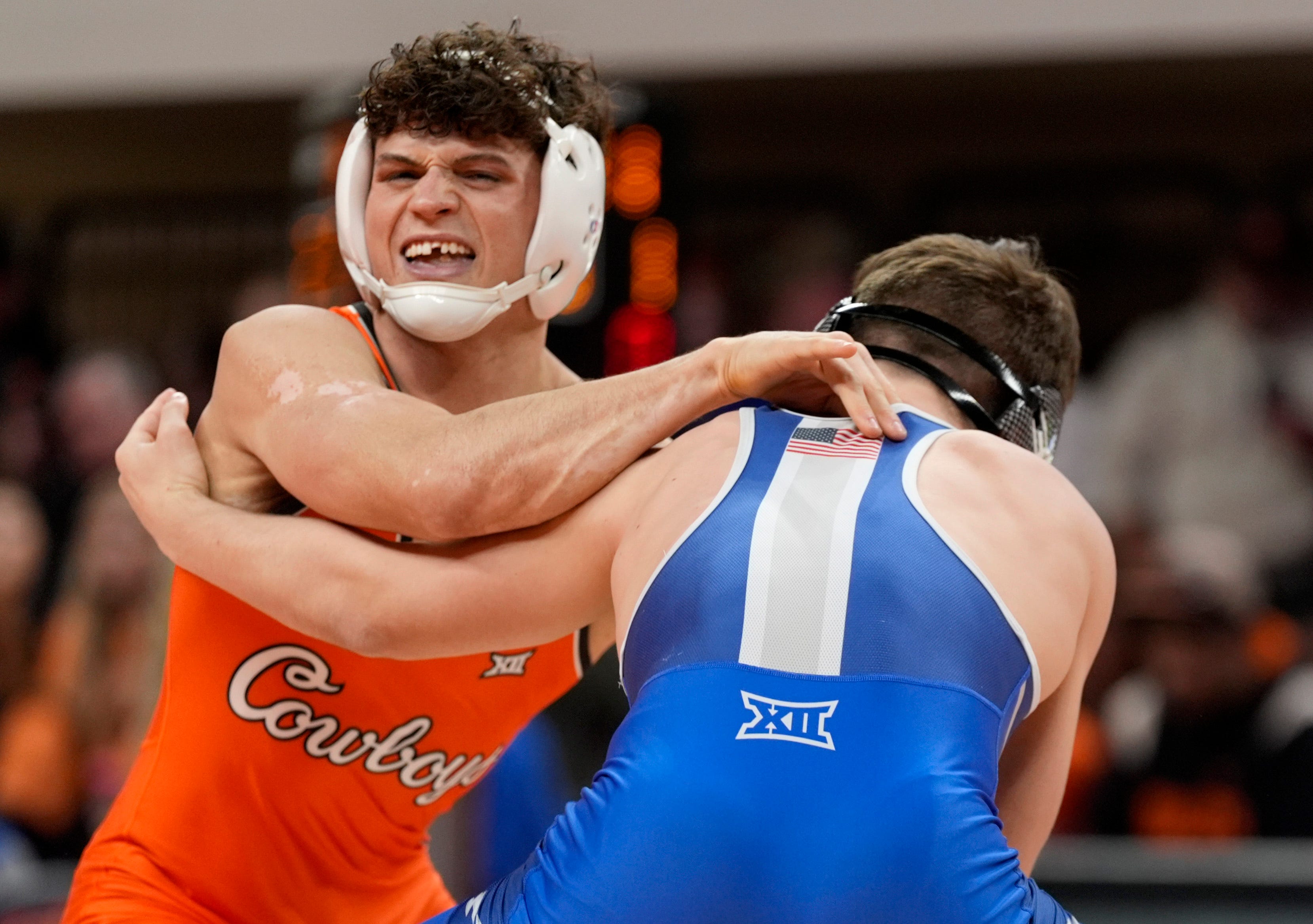 Oklahoma State wrestling sends 6 to finals on event-filled Day 1 at Big ...