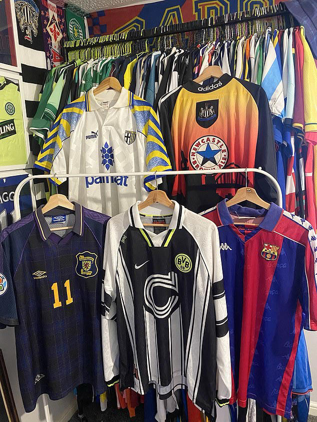 I spent £20k on retro football shirts... my family thinks I'm nuts