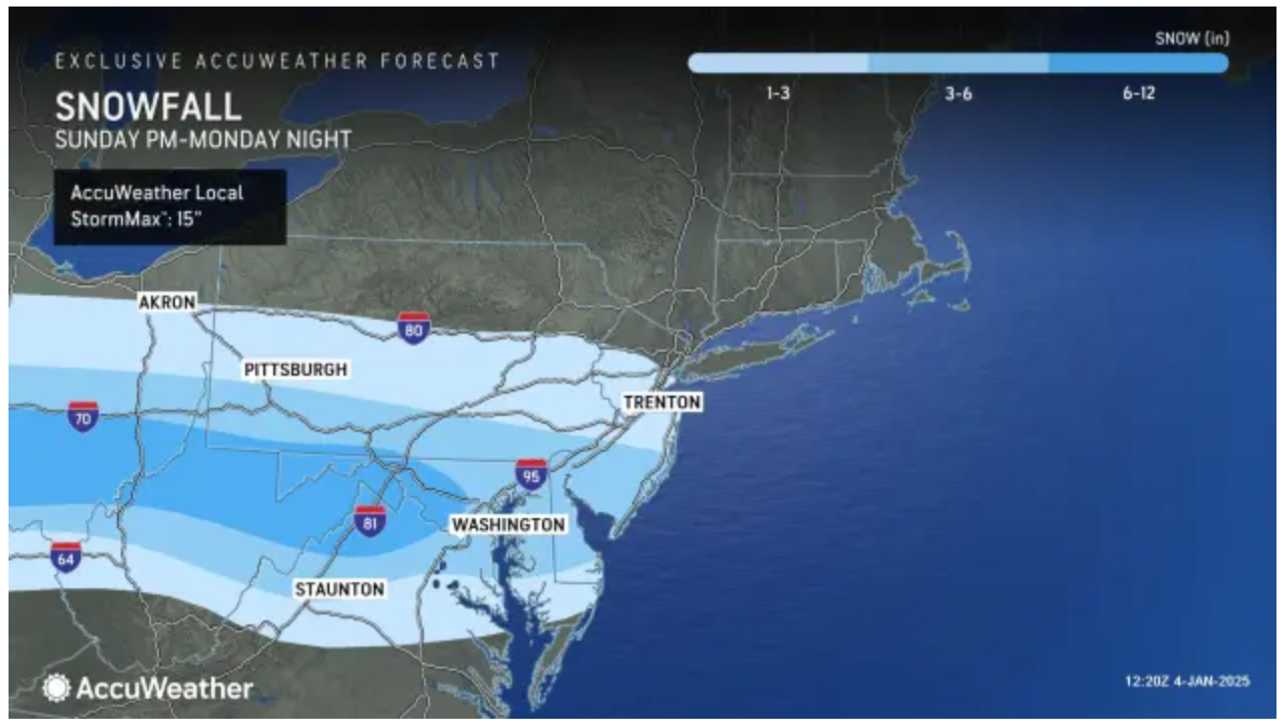 Projected Snowfall Totals Updated For Massive Storm: Here's What To Expect