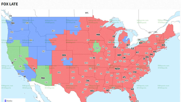 NFL Week 18: Seahawks vs Rams NFL TV coverage map and commentators