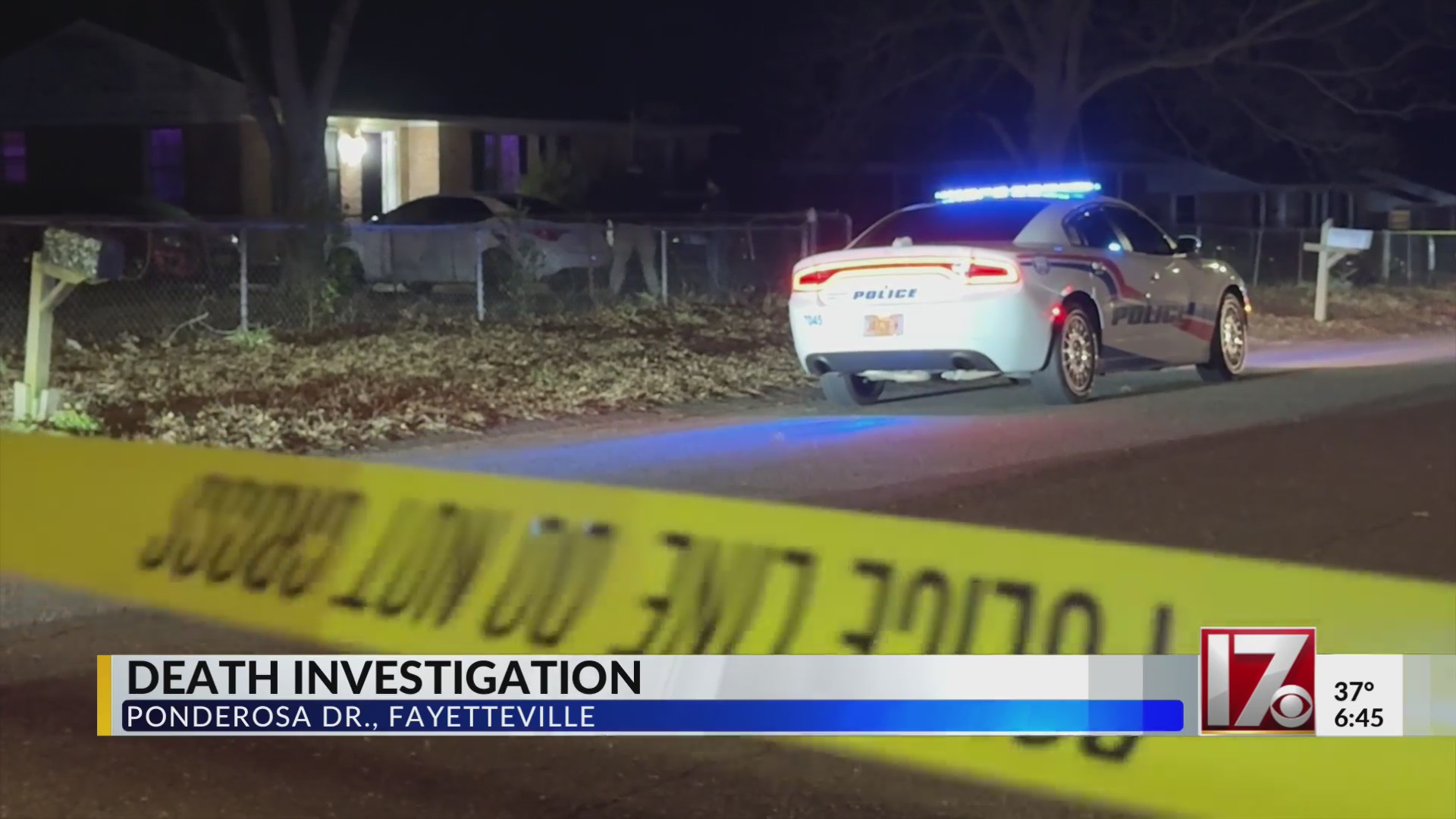 Death investigation underway in Fayetteville