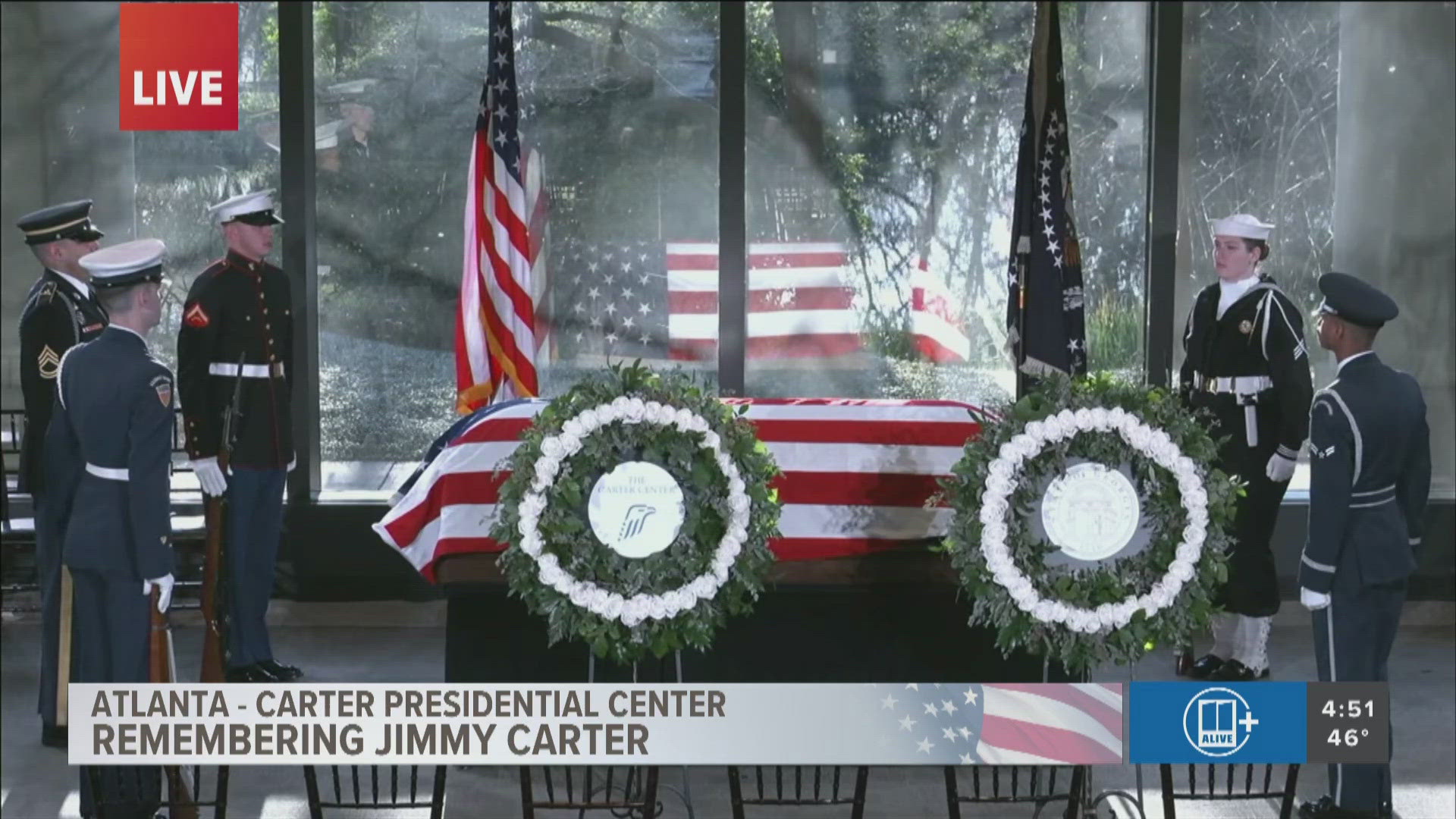 Jimmy Carter to lie in repose at The Carter Center