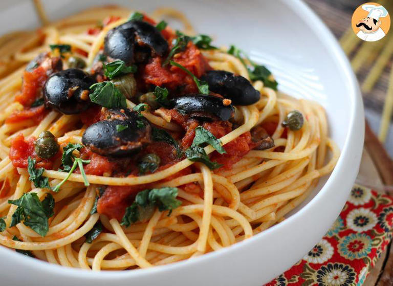 Spaghetti alla puttanesca, ein schneller und schmackhafter erster Gang
