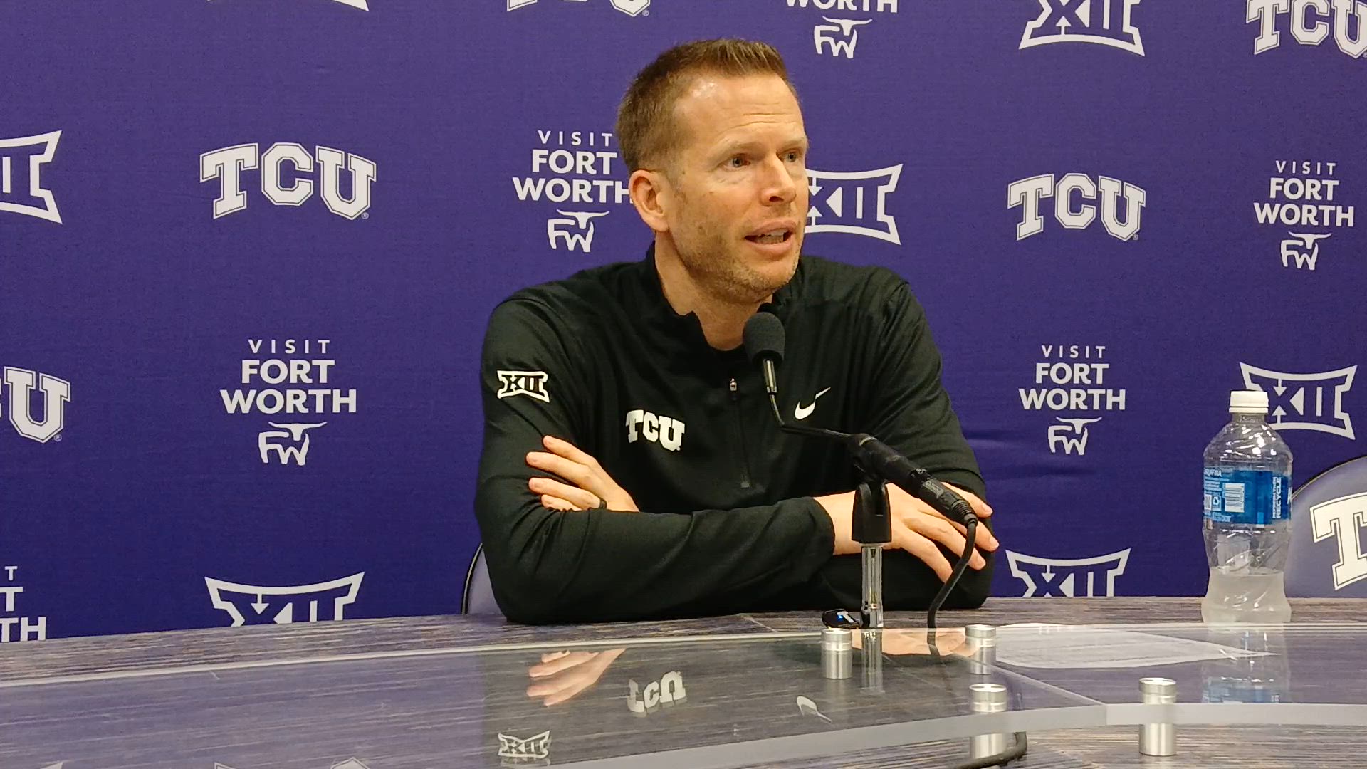 WATCH! TCU Women's Basketball: Head Coach Mark Campbell Cincinnati Postgame