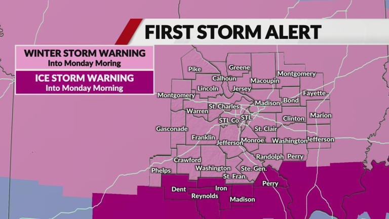 St. Louis winter storm: How much snow and ice will we see?