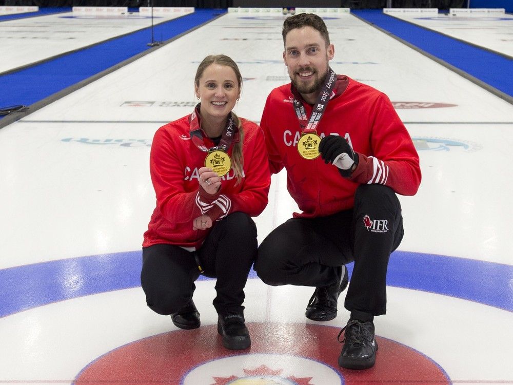 Chestermere's Jocelyn Peterman and Brett Gallant win mixed doubles ...