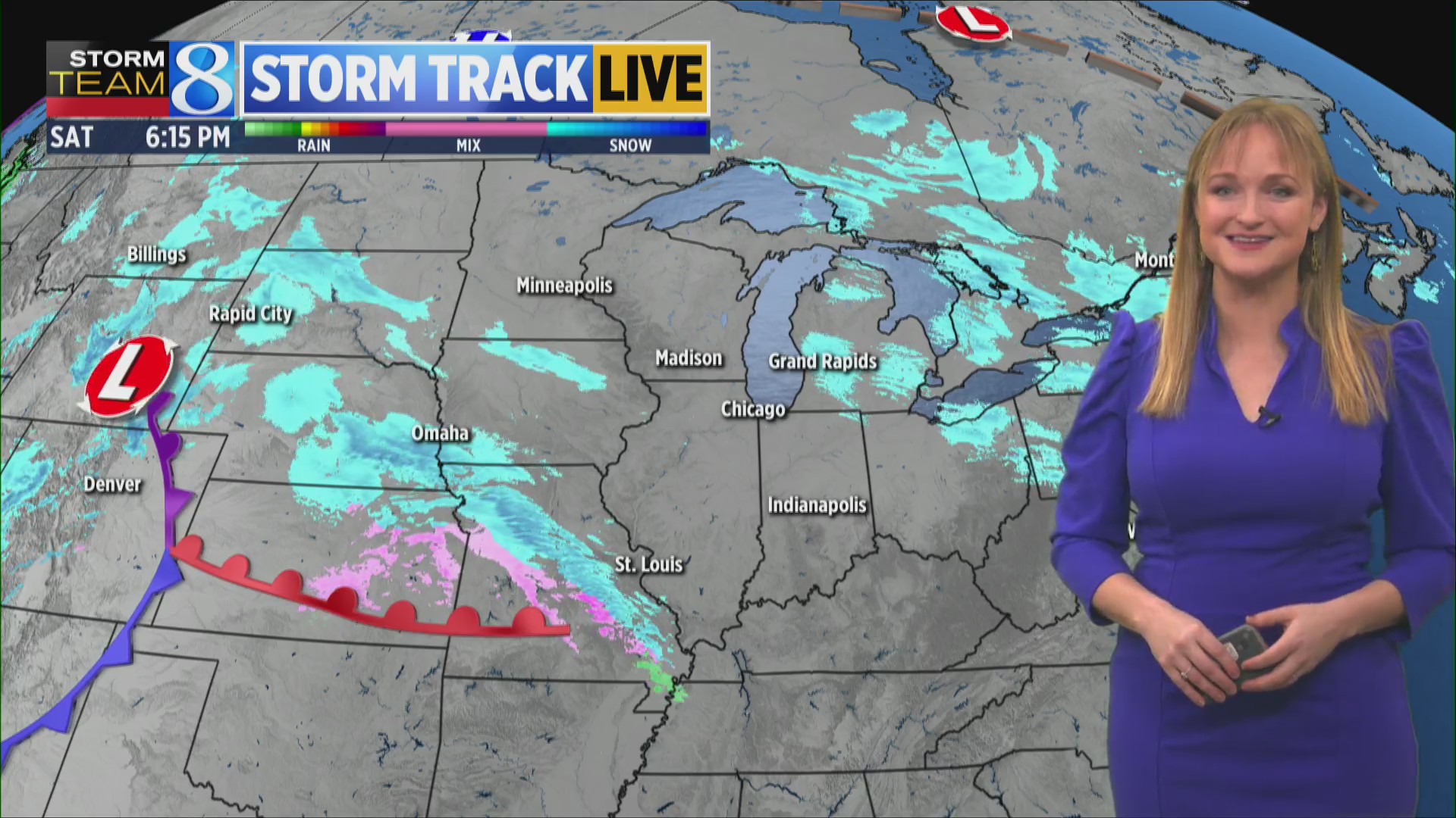 Storm Team 8 Forecast, 6 p.m., 010425