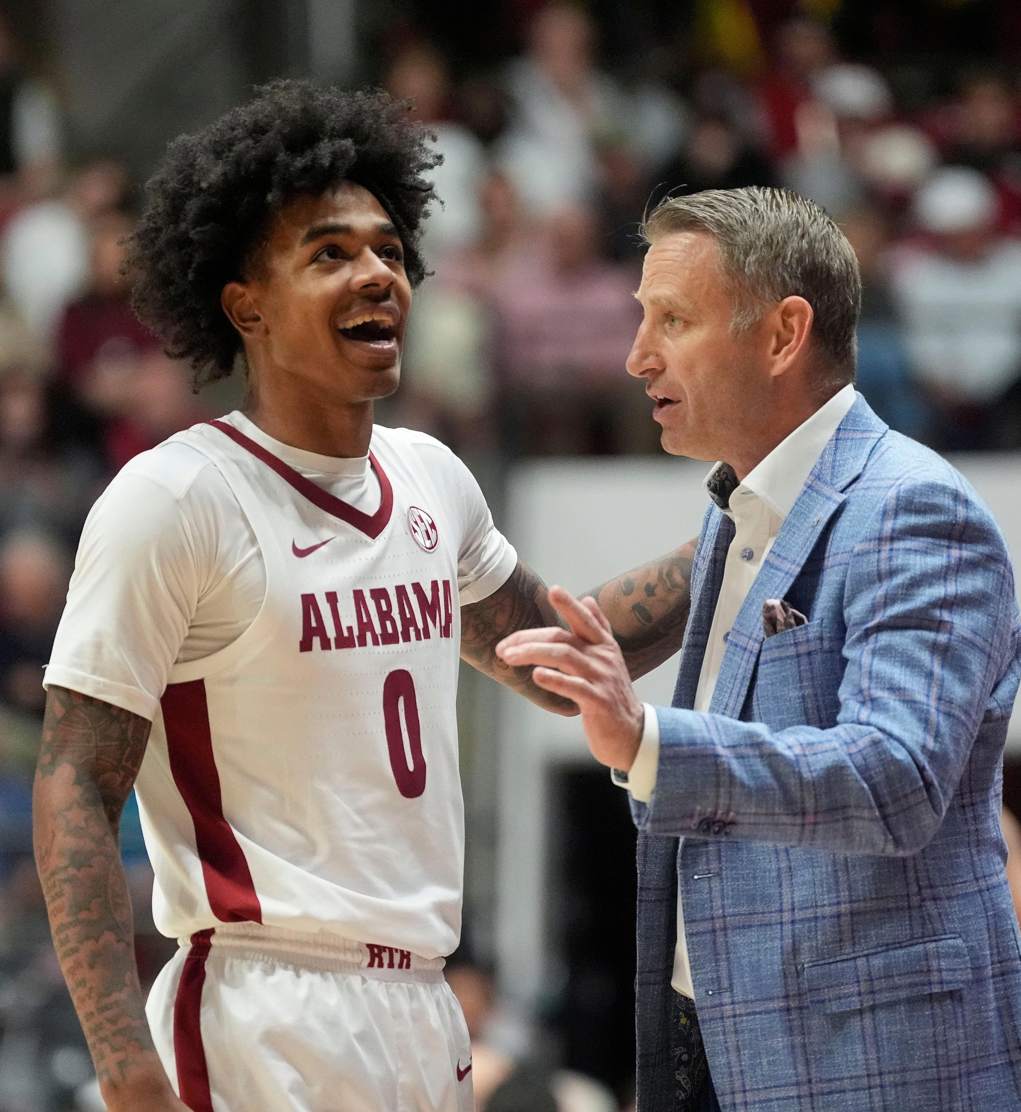 Nate Oats on Alabama basketball's Labaron Philon being only 3-time SEC ...