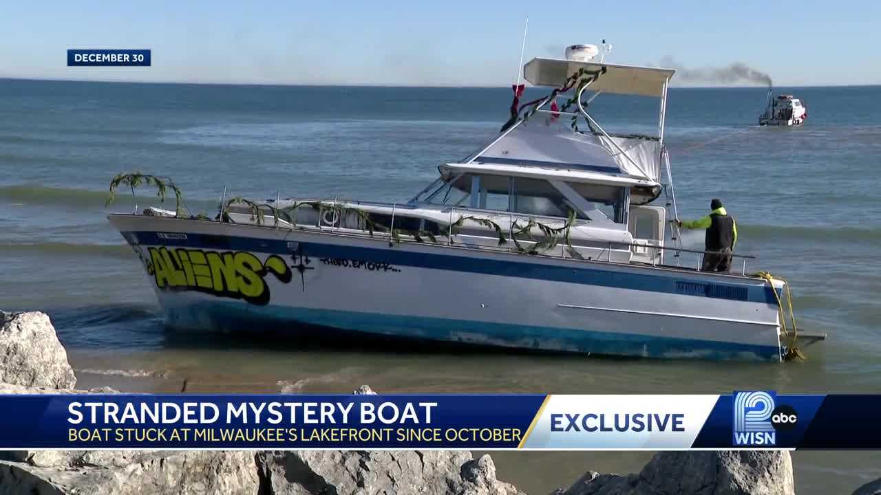 Owners of Milwaukee's mystery boat stranded near Bradford Beach speak out