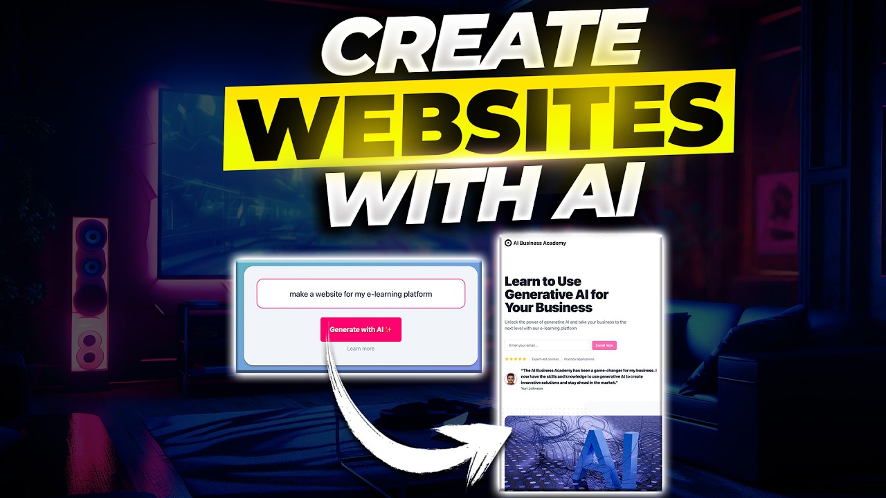How to Make a Website Using AI
