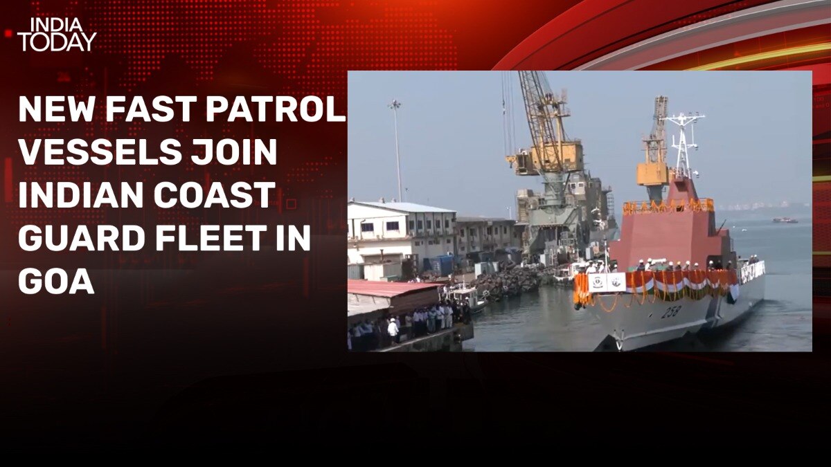 New fast patrol vessels join Indian Coast Guard fleet in Goa