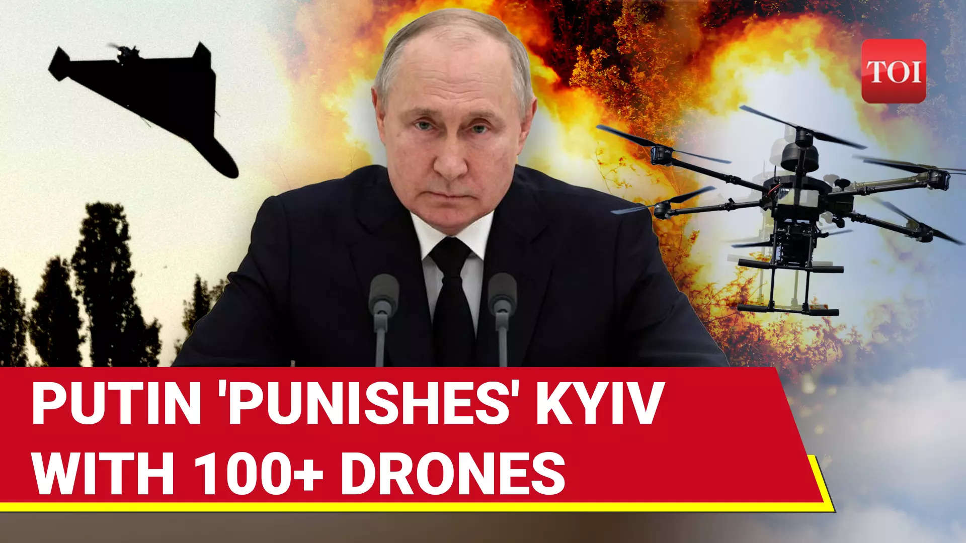 Russia Downs 61 Ukrainian Drones, Then Retaliates With 100+ UAV Strikes ...