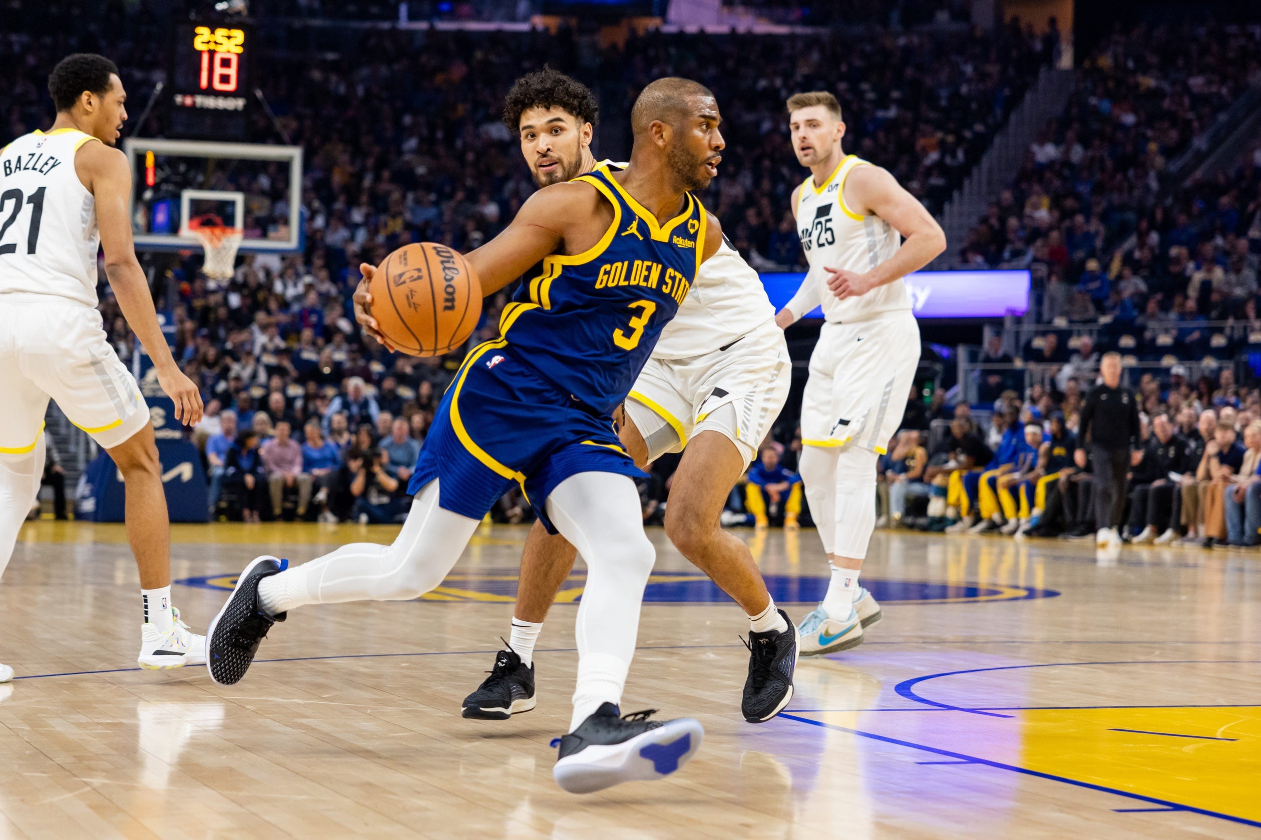 Golden State Warriors jersey history - No. 3 - Chris Paul (2023-24)