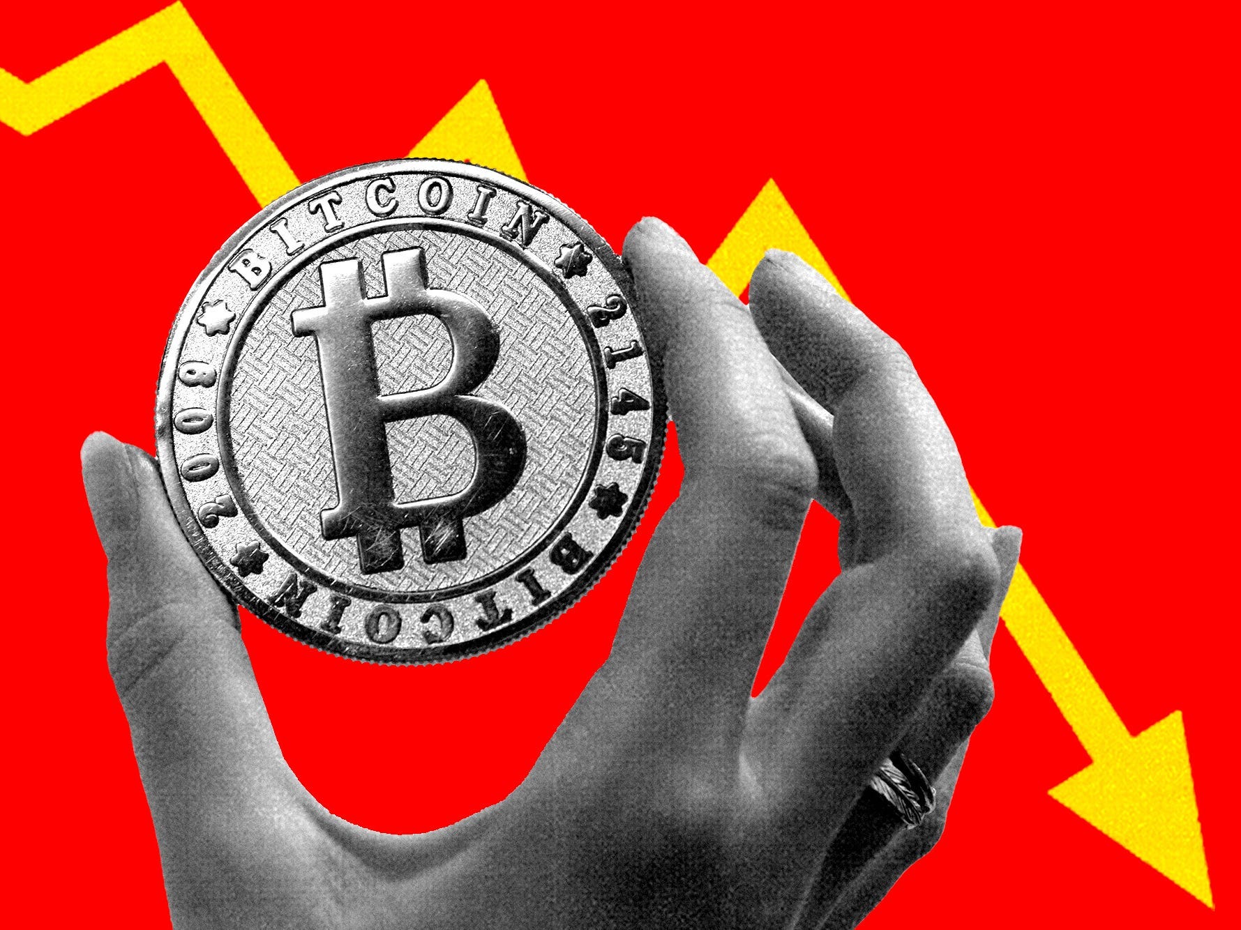 Bitcoin is flashing a sell signal that's pointing to a 10% drop ahead ...