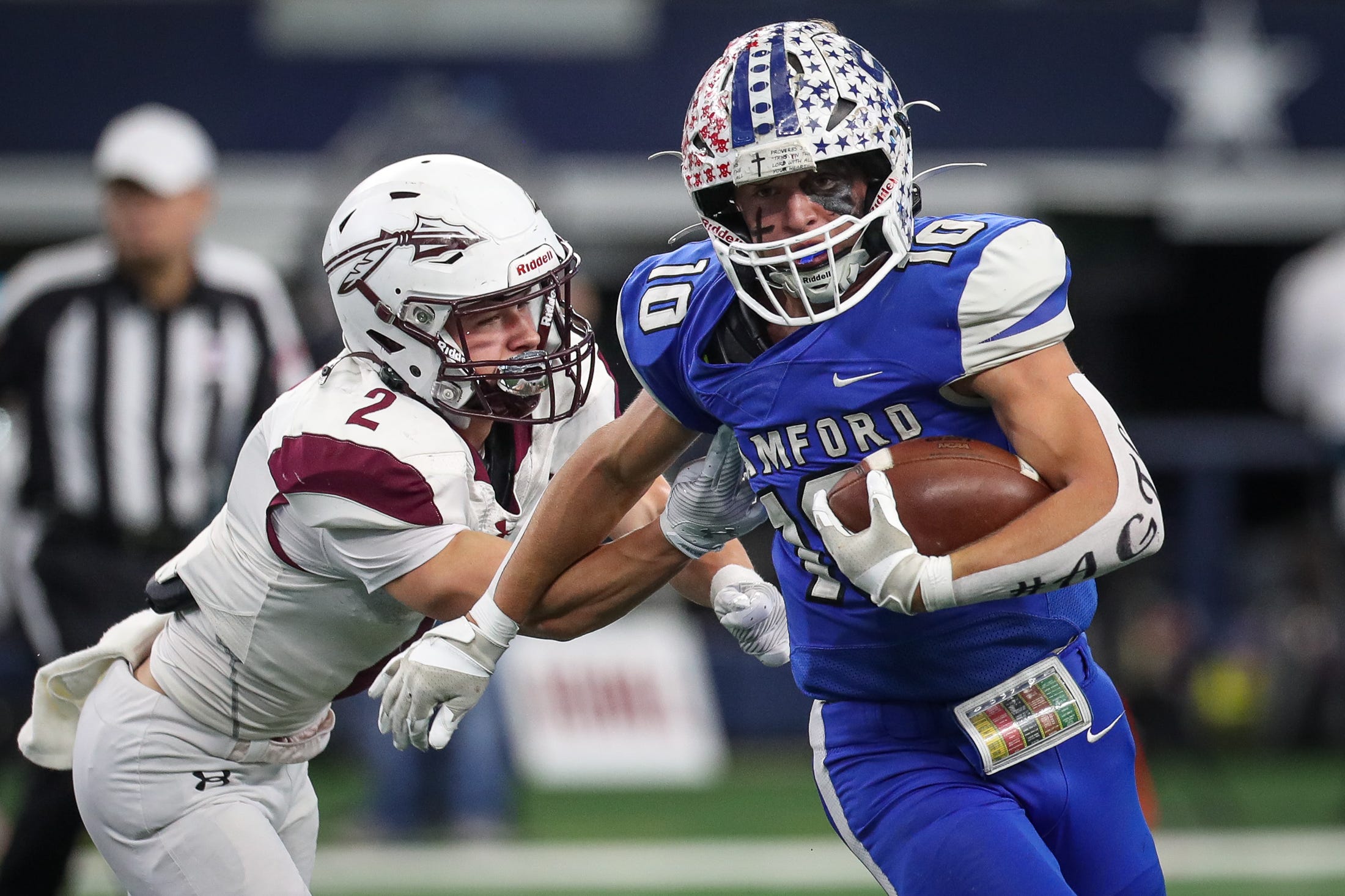 Ganado football holds off Stamford in triple overtime thriller to claim ...