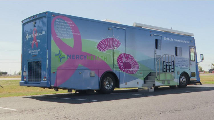 List | Here's where Mercy Health's mobile mammography van will be in June