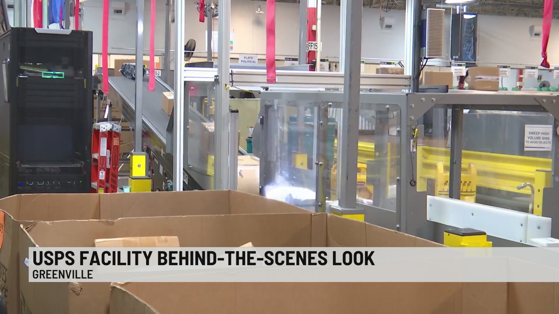 Behind the scenes: USPS Processing and Distribution Center in Greenville