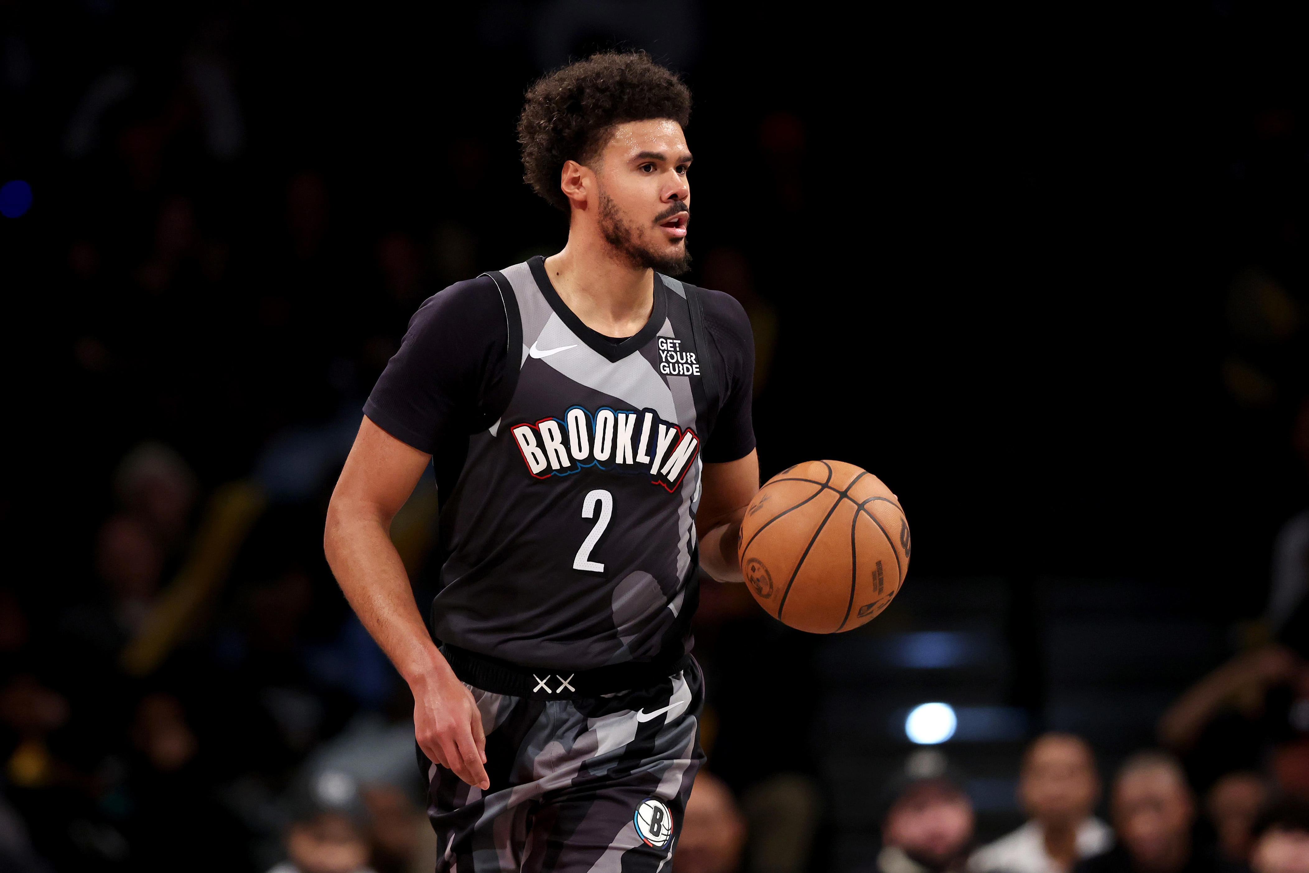 Where does Nets forward Cam Johnson rank on the NBA trade block?