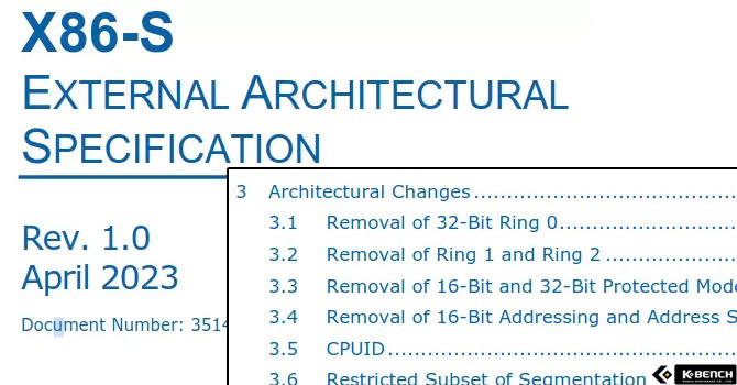 인텔 64비트 전용 x86S 개발 종료, x86 혁신 및 협업은 계속 추진