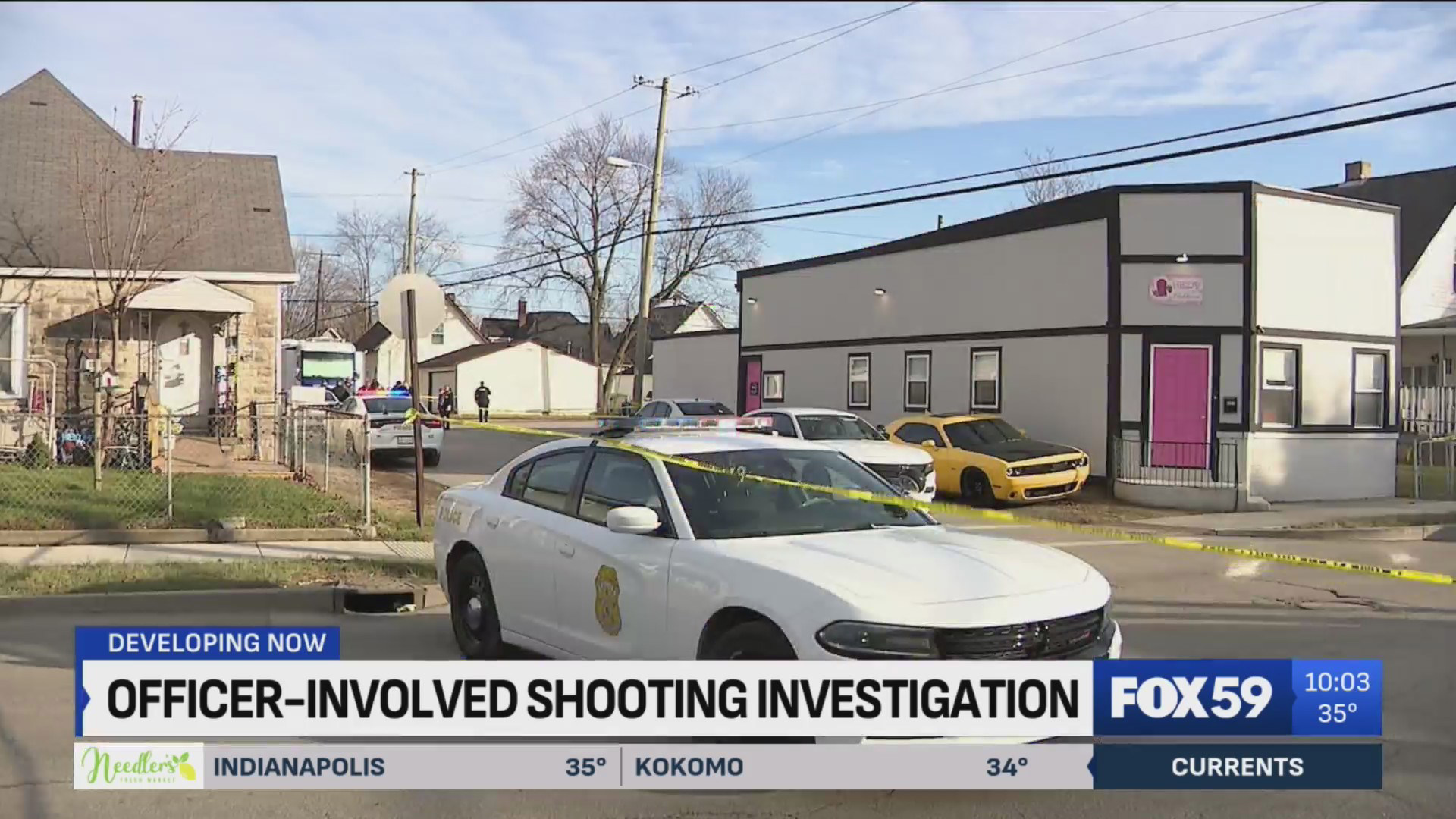 IMPD investigating officer-involved fatal shooting on near west side IMPD investigating officer-involved fatal shooting on near west side